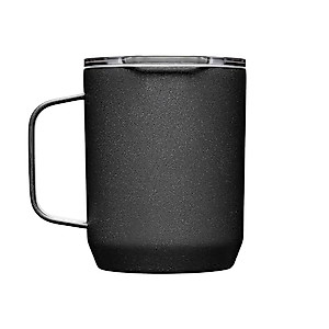 CamelBak Horizon 12oz Camp Mug - Insulated Stainless Steel - Tri-Mode Lid - Black