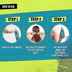 TIGI Bed Head GIMME GRIP TEXTURIZING SHAMPOO FOR HAIR TEXTURE 20.29 fl oz