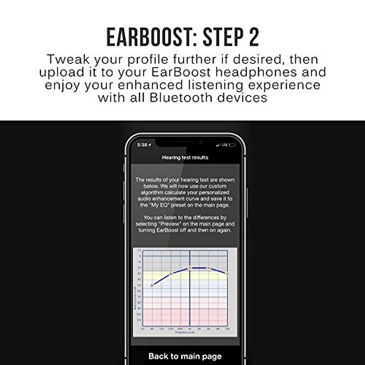 MEE audio EarBoost EB1 Bluetooth Wireless Adaptive Audio Enhancement Earphones