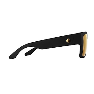 Spy Optic Cyrus Sunglasses - Soft Matte Black Bronze Happy