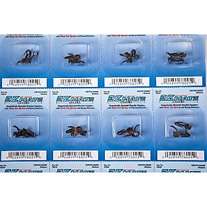 Bachmann Trains - E-Z MATE MARK II COUPLERS - MAGNETIC KNUCKLE COUPLERS with METAL COIL SPRING - CENTER SHANK - MEDIUM (12 pair/card) - HO Scale