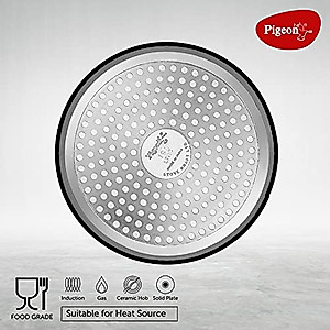 Pigeon Pressure Cooker - 3 Quart - Hard Anodized - Cook delicious food in less time: soups, rice, legumes, and more 3 Liters Black