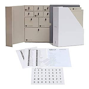 Savor | Deluxe Baby Keepsake Box | Fabric Bound Acid-Free Newborn Keepsake and Memory Organizer with Labels for Pregnancy, Mother’s Day, Baby Shower, New Baby and Maternity Gifting