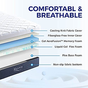 King Mattress Memory Foam, 14 Inch Mattress in a Box, CertiPUR-US Certified, Made in USA, Medium Firm Mattress