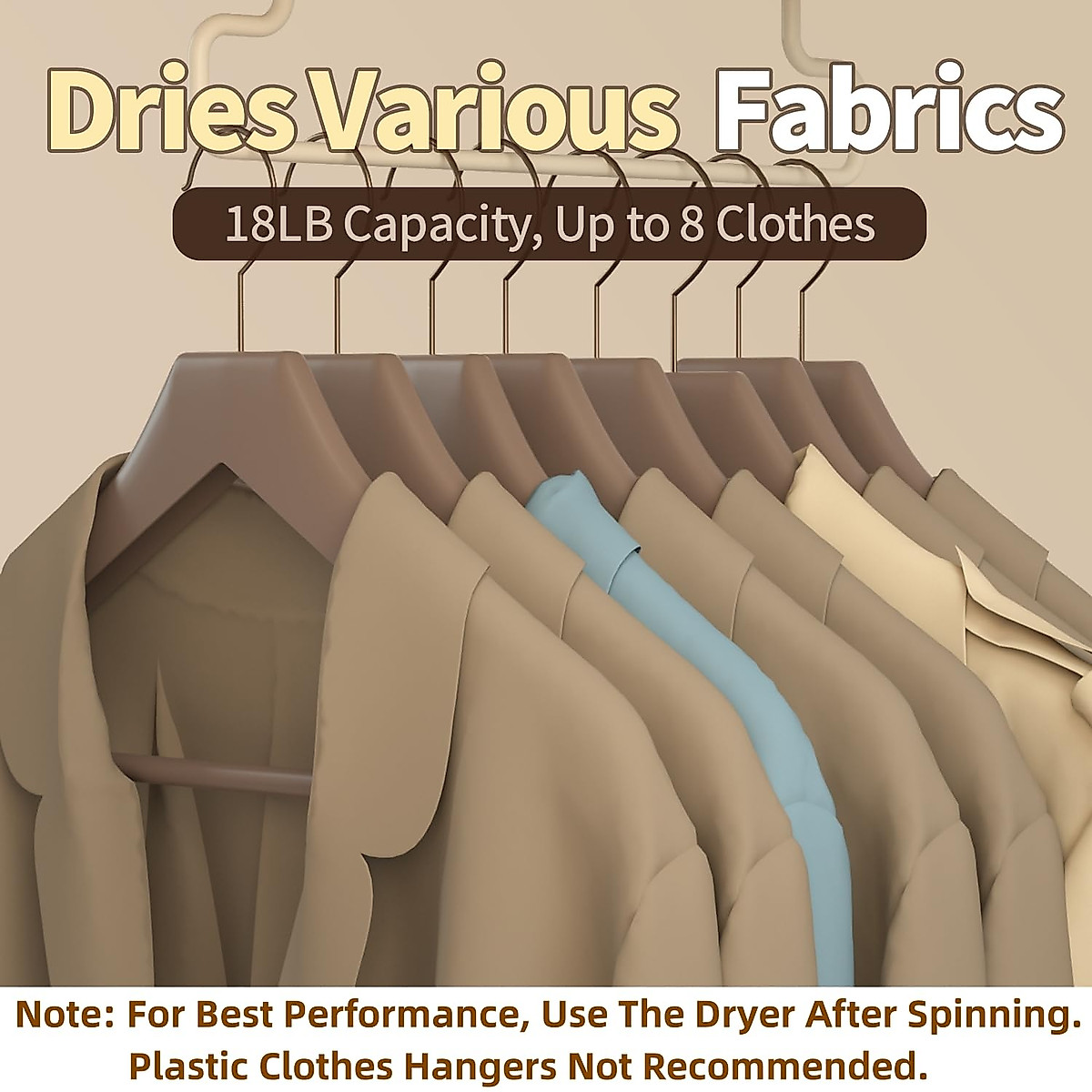 Portable Clothes Dryer, Portable Dryer for Laundry, 2in1 Electric Clothes Dryer Machine for Apartments, 800W Mini Dryer for Clothes Easy to Use, Compact Apartment Dryer for RV Dorm Travel UEMUSI