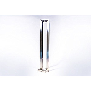 48 Inch Square Rectangle Flat Shape Stainless Steel Modern Contemporary Entry Door Handle Bar Pull Shower Glass Sliding Barn Door Entrance Interior Exterior Door Pull Push Brush Nickel Satin Finish