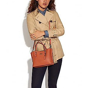 Coach Leather Mollie Tote 25, Sunset