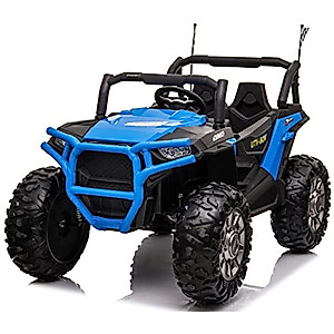 Kids Ride on Car - Parental Control 24V, 2-Seater ATV Toddler Ride on UTV Shock Absorber Electric Vehicles W/Magic Cars | Flexible Seat Belt