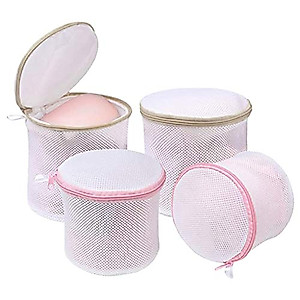 Machine 6PC Aid Underwear Bag Laundry Mesh Washing Socks Lingerie Bra Bathroom Products Bathroom Accessories (Multicolor, One Size)