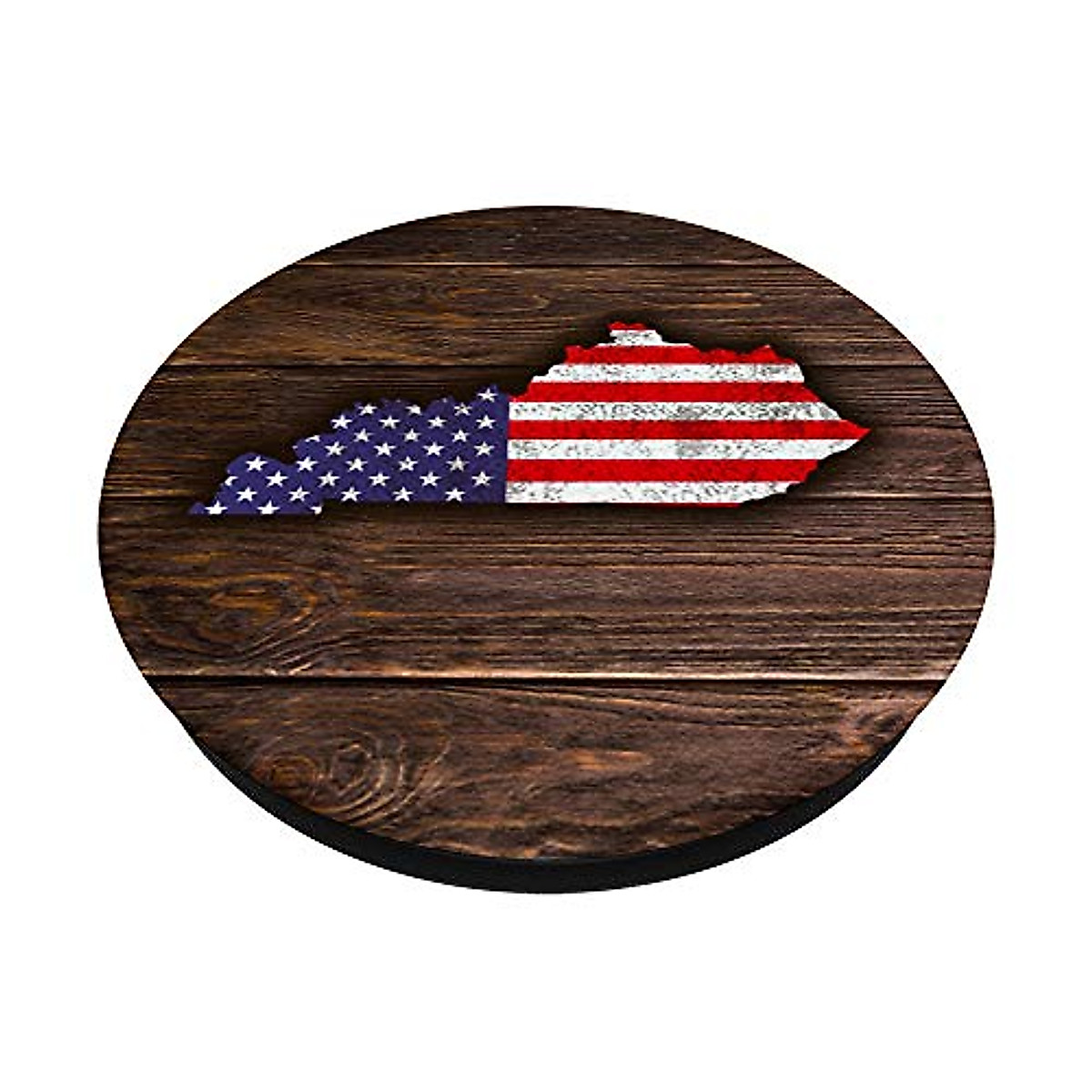 Vintage Kentucky American Flag State Map Design PopSockets PopGrip: Swappable Grip for Phones & Tablets