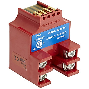 Banner PBA Multi Beam Sensor, 3 and 4 Wire Power Blocks, Relay Output Type, 250 Output Capacity, 130 VAC Supply Voltage, 2.5VAC On StateV Saturation