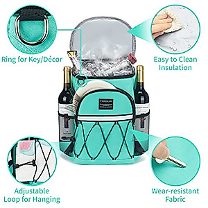 Backpack Cooler Backpack 26 Cans Insulated Leak Proof for Women Men Beach Camping Picnic Fishing Hiking Lunch Backpack Waterproof Cooler