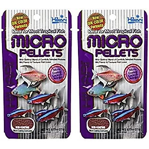 Hikari Tropical Semi-Floating Micro Pellets for Pets, 0.77-Ounce (2 Pack)