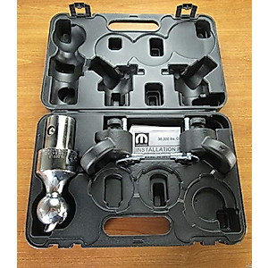 Mopar Ram 2500 3500 Gooseneck Ball & Safety Chain Anchor Kit New OEM