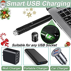 Green Laser Pointer High Power, Strong High Power Laser Pointer Long Range Green Laser Light Pointer Toys Lazer Pointer High Power for Presentations Outdoor Hunting Laser Pointer USB Rechargeable