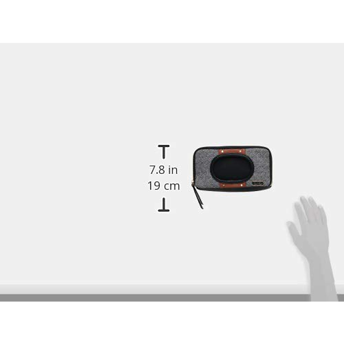 Itzy Ritzy Travel Wipes Case – Portable, Refillable Wipes Pouch Includes Removable Clips for Car Visor or Seat Back; Wipes Holder Perfect Diaper Bag & Travel - Holds Up to 64 Wipes (Coffee & Cream)