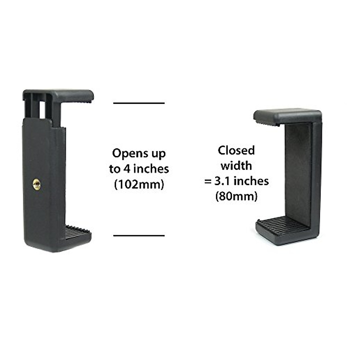 Golf Gadgets® - Swing Recording System | Large Device Holder (PHABLET) with Jaws Clamp & Gooseneck Mount. Compatible Large Devices Like iPhone 6/7 Plus, Samsung Galaxy Note, etc.