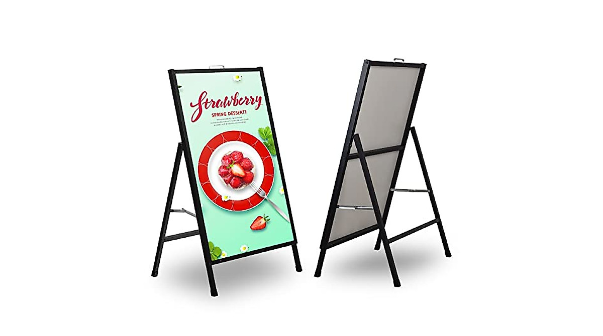Heavy-Duty 24x36 A Frame Sign for Outdoor & Indoor Advertising