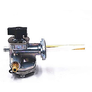 Carbpro 44300-05G01 Fuel Petcock with Lever for Suzuki Ozark 250 LTF250 2002-2006, Quadrunner 250 Fuel Gas Tank Valve