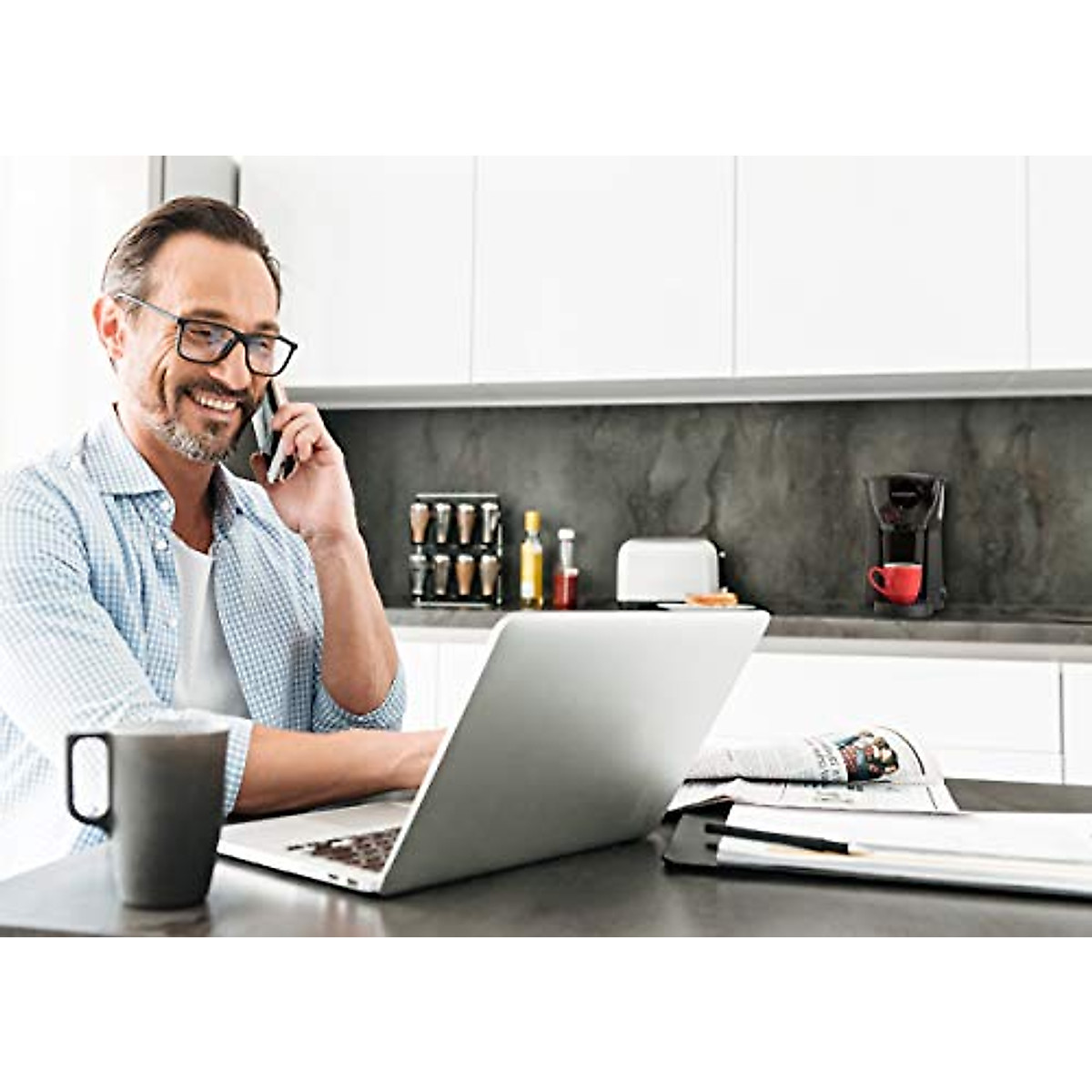 Mixpresso Mini Compact Drip coffee Maker With Brewing Basket, Black Small Coffee Pot, One Cup Brew, Gift For Men And Women (10.5oz)