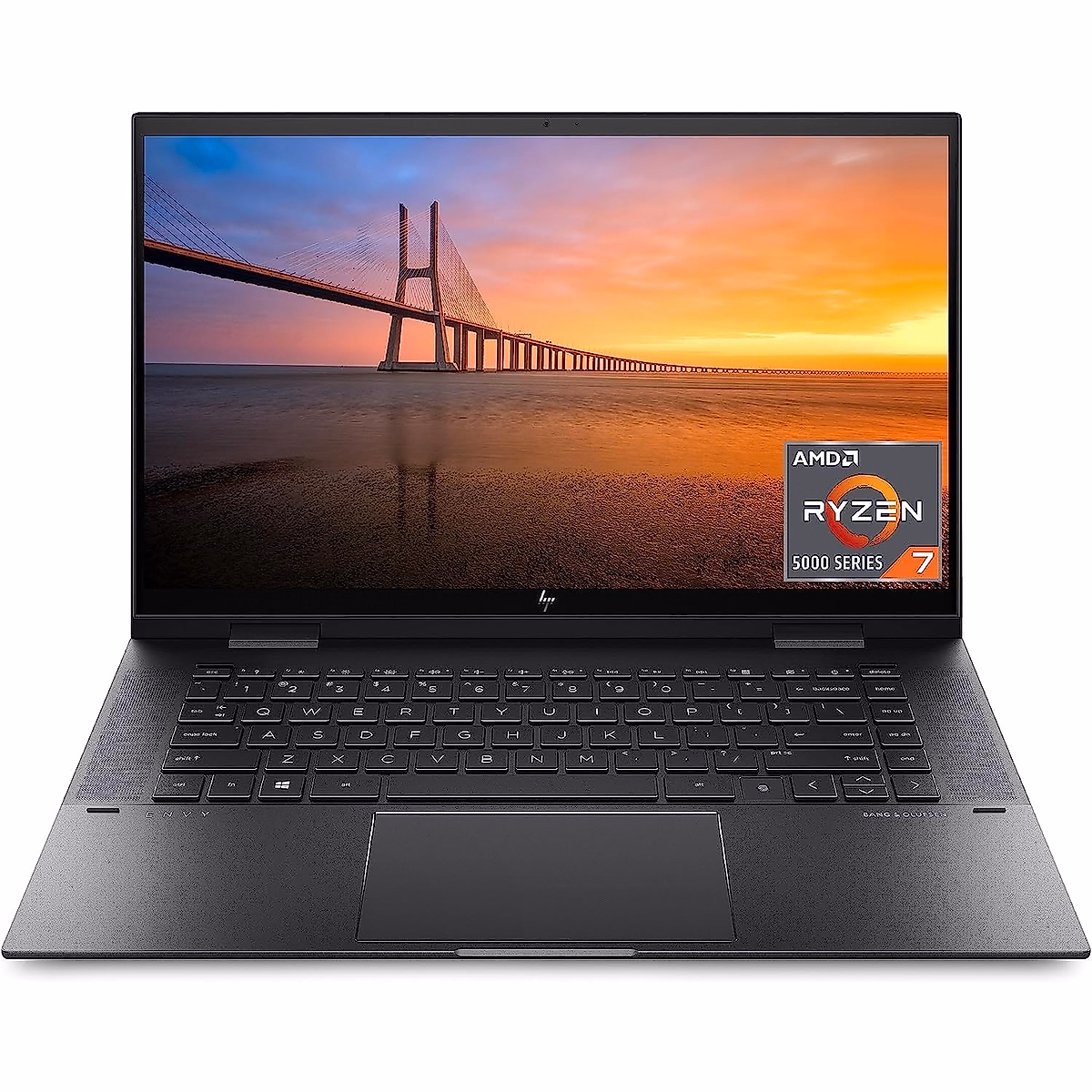 HP 2023 Newest Envy x360 Convertible 2-in-1 Laptop, 15.6" FHD Touchscreen Display, AMD Ryzen 7 5825U(Beats i7-12650H), 32GB RAM, 1TB SSD, Fingerprint Reader, Windows 11 Home, Black