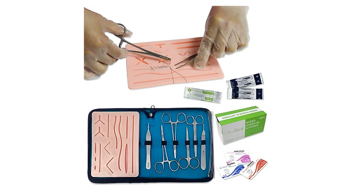 Dr.Stitch Suture Practice Kit for Medical & Vet Training