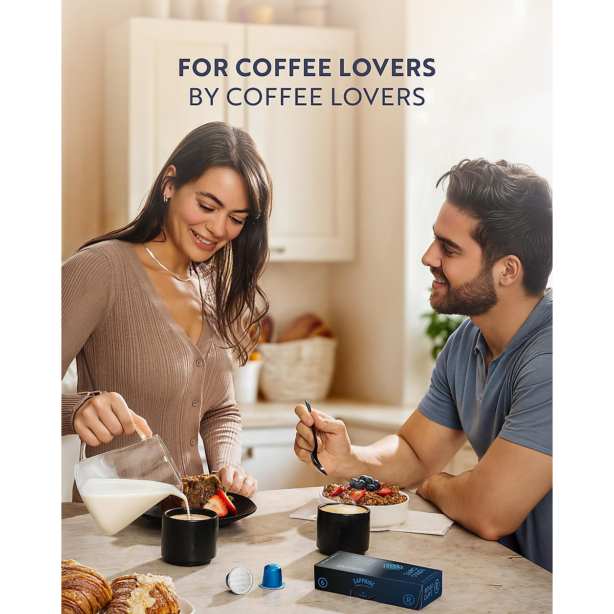 ROSSO CAFFE 'Reserve Edition' 80 Coffee Pods for Nespresso Original Machine - Variety Pack - 100% Aluminium Capsules - Our Best Ever Barista Quality Coffee, Incredible Taste & Flavours!