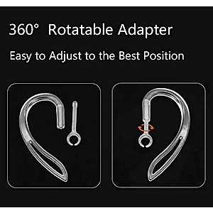 BLLQ Ear Hooks Compatible with Apple AirPods Pro [Anti-Slip Anti-Drop Anti-Lost][Comfortable] [Fit] [Durable], Compatible with AirPods Pro Ear Hook, Clear 4PCS