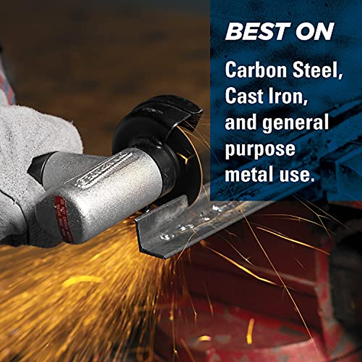 Weiler 56091 3" x 1/16" Wolverine Type 1 Cut-Off Wheel, A36T, 3/8" A.H. 10 Pack