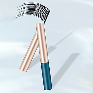 Mascara Waterproof Slender Color Mascara 3D Curling Or Slender Long Lasting Makeup Root Is Distinct Not Clumping (Black, One Size)