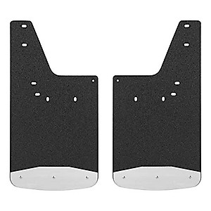 LUVERNE 250933 Rear 12-Inch x 23-Inch Textured Rubber Mud Guards, Select Dodge, Ram 1500, 2500, 3500