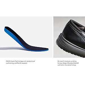 Dr. Scholl's Shoes Women's Dive In Slip-Resistant Slip On, Black Smooth, 11 Wide