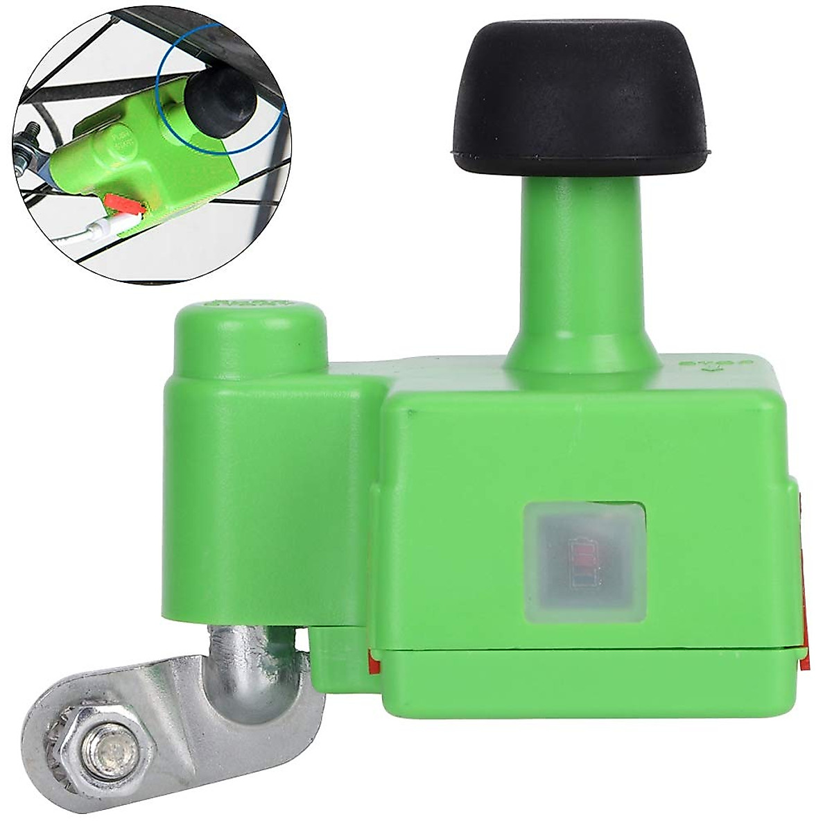 hightseck Bicycle Dynamo Generator, Electric Bike Generator with Rechargeable Dual USB Output, Compact Motorized Friction Generator 1000mAh Mobile Phone Charger Power Bank for Riding