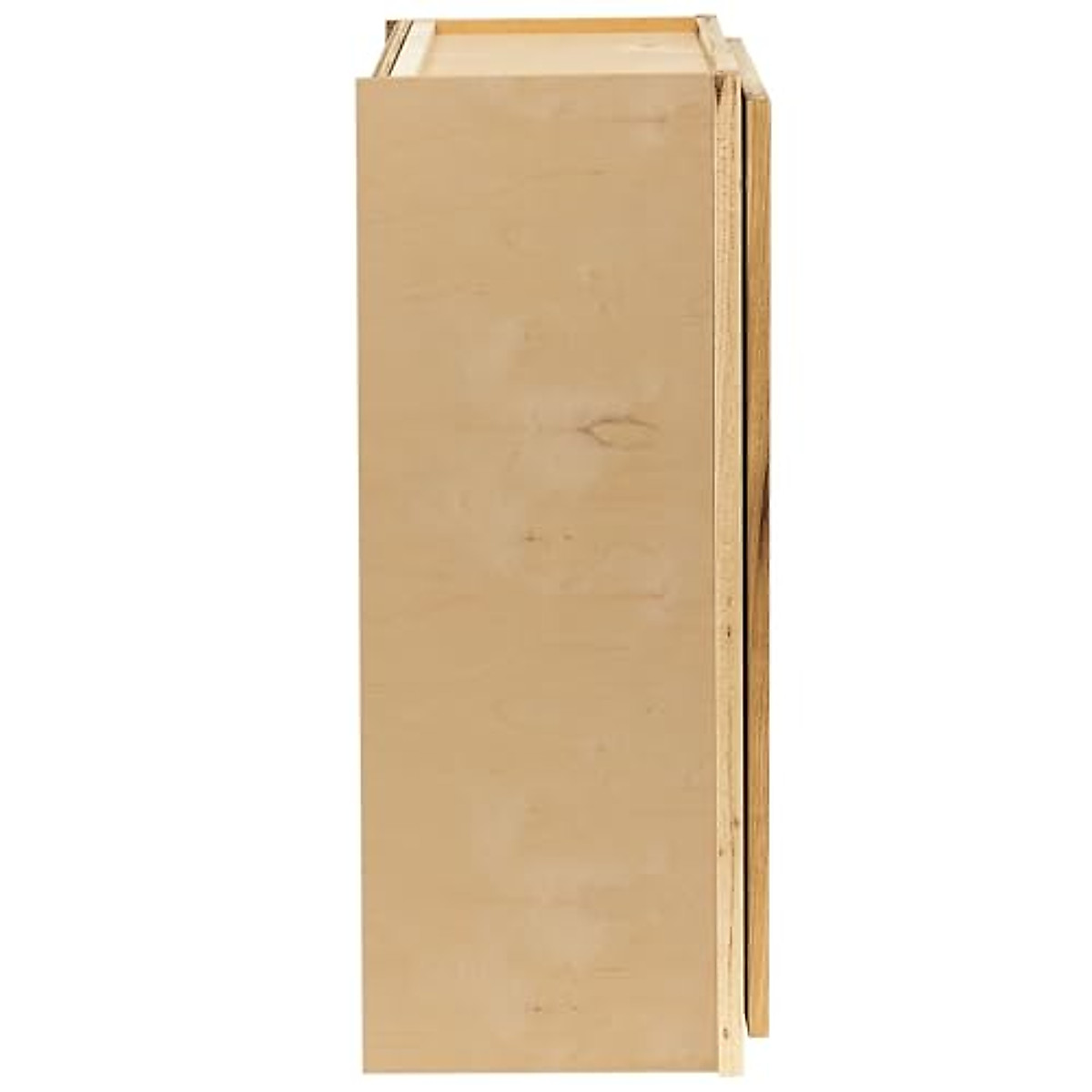 Quicklock RTA (Ready-to-Assemble) 30" Tall Wall Kitchen Cabinets - Shaker Style | 100% Hardwood | Made in America | Soft Close Hardware (Rustic Hickory, 12" D x 24" W x 30" H)