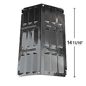 Hongso PPI201 Porcelain Steel Replacement Flavorizer Bar for Weber Gas Go-Anywhere Grill, for Weber 9201 (14 11/16" Long), Aftermarket Replacements