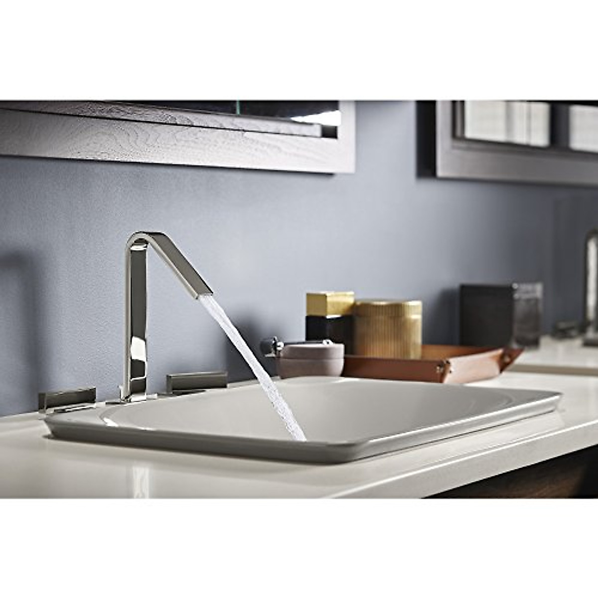 Kohler K-14661-4-CP Loure Bathroom Sink Faucet, One Size, Polished Chrome