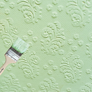 Magimate Flat Paint Brush Soft Bristle 3 inch Wide Wooden Stain Brush for Walls, Furniture, Chalk and Fence, Utility Household Paint Brush