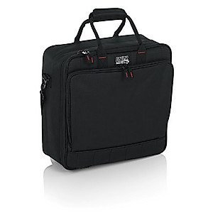 Gator Cases Padded Nylon Mixer/Gear Carry Bag with Removable Strap; 15.5" x 15" x 5.5" (G-MIXERBAG-1515),Black