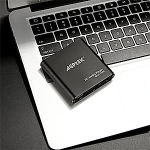 HDMI Media Player with ONE AV Cable, Black Mini 1080p Full-HD Ultra HDMI Digital Media Player for -MKV/RM- HDD USB Drives and SD Cards