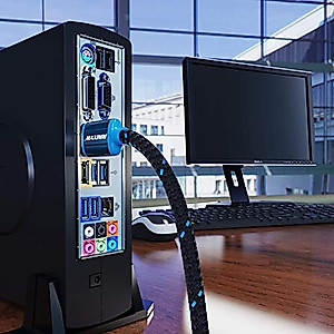 HDMI Cable 4K HDMI 2.0, 1ft, Certified 18Gbps, 4K@60Hz Ultra High-Speed Gaming HDMI Cable, 4K Cable, 3 Pack, UL-Listed