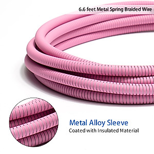 METZONIC Cable [2 Pack, 6.6 Feet] USB Cable with Insulation Coated Jacket, Strong & Fast Charge Data Transfer