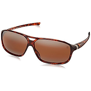Tag Heuer 66 6044 211 651003 Rectangular Sunglasses, Tortoise Brown, 65 mm
