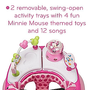 Disney Minnie Mouse Glitter Music and Lights Walker, Pink