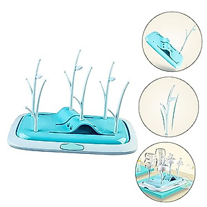Alipis Bottle Drying Rack Baby Bottle Holder Portable Clothes Drying Rack Portable Dryers Utensil Drying Rack Basket Kitchen Dish Rack Organizer Milk Cup Drying Holder Cup Rack Small Mug