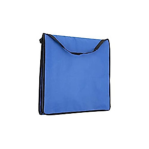 Eternal Living Beach & Lawn Lounge Chair Portable Reclining Lounger with Frame Foldable Mat, Set of 2 Blue