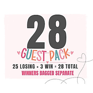 Baseball Scratch Off Game Cards (28 Pack) - Fun Party Games, Interactive Lottery Tickets, Bridal Door Prizes, Raffle Drawings, Instant Win Scratcher Wedding Favors, Baby Shower Activities for Adults