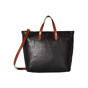 Madewell Women's The Zip-Top Transport Carryall, English Saddle, Tan, Brown, One Size