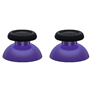 eXtremeRate Purple & Black Replacement Thumbsticks for PS5 Controller, Custom Dual Color Analog Stick Joystick Compatible with PS5, for PS4 All Model Controllers Universal - Controller NOT Included