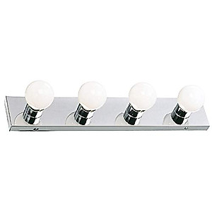 Design House 500892 4 Light Vanity Light, Polished Chrome, 24"
