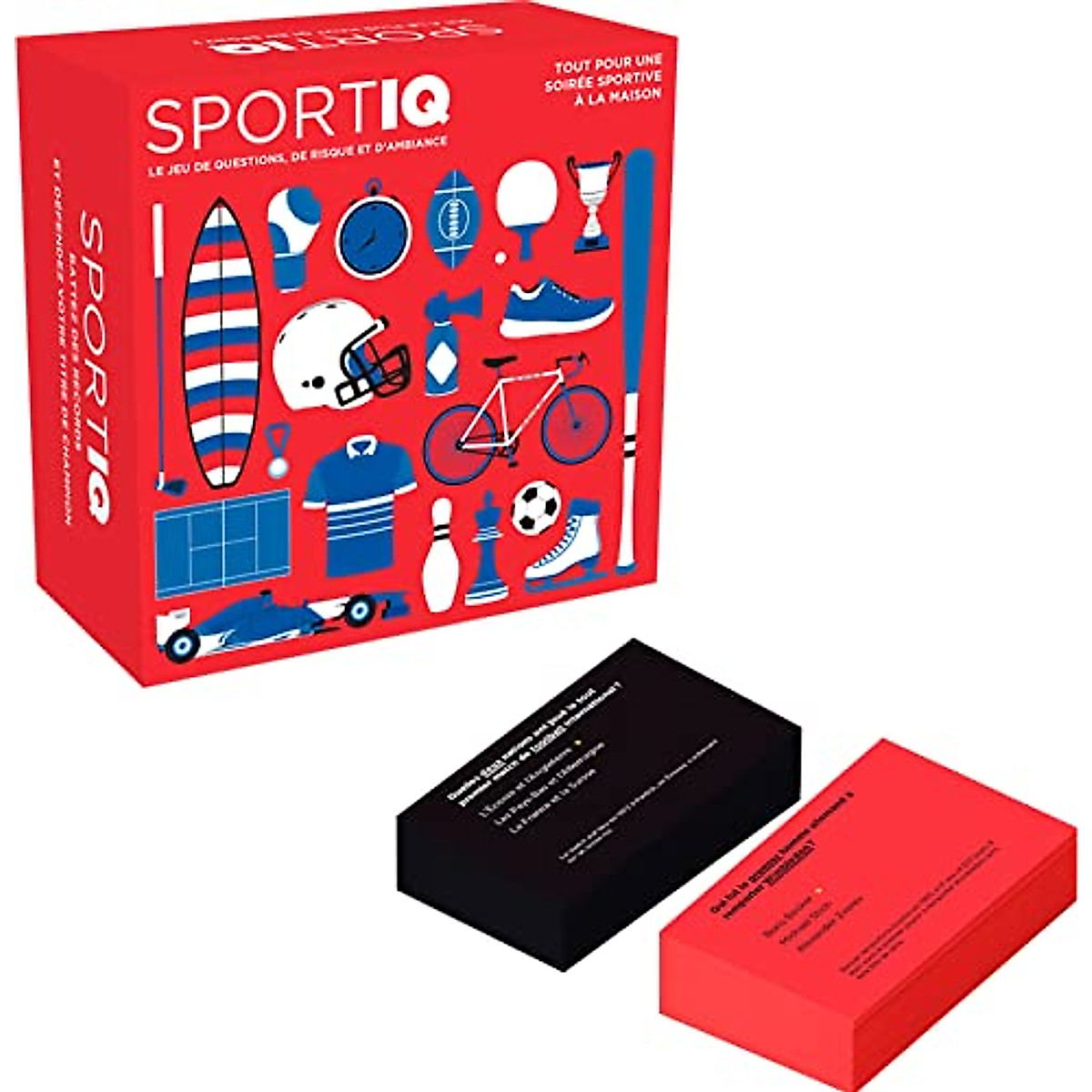 Helvetiq Sport IQ Party Game - Ultimate Trivia Game for Sports Enthusiasts! Challenging Team Game for Game Night, Fun Quiz Game for Kids & Adults, Ages 12+, 2-12 Players, 45 Minute Playtime, Made